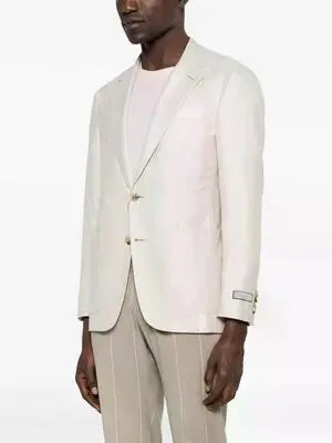 Canali Single-breasted Blazer - Neutrals