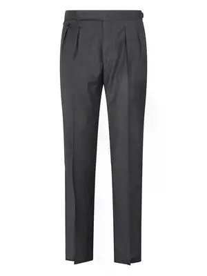 Tagliatore Box Pleat Bottoms For Men