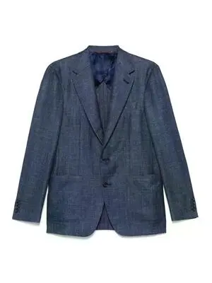 Canali Mélange-effect Blazer
