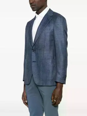 Canali Mélange-effect Blazer
