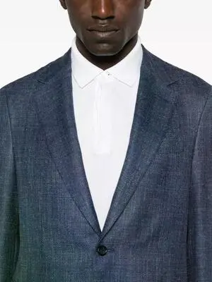 Canali Mélange-effect Blazer
