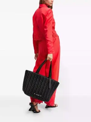 Karl Lagerfeld Embroidered Cropped Jacket