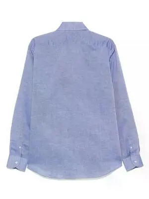 Scabal Linen-cotton Shirt - Blue
