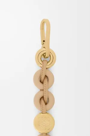 Loewe Leather Donut Chain - Silk Beige