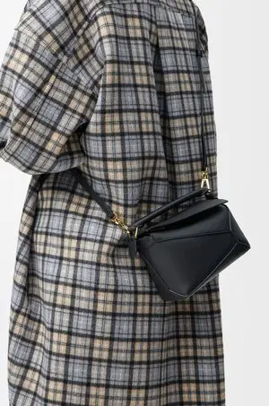 Loewe Mini Puzzle Edge Bag Black