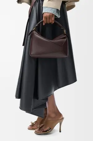 Loewe Puzzle Edge Bag - Dark Chestnut