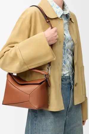 Loewe Small Puzzle Edge Bag Tan