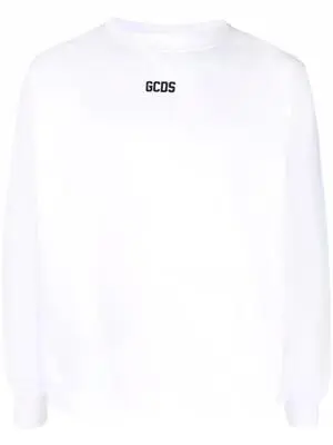 Gcds Logo-print Crew Neck Sweatshirt