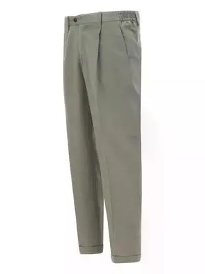 DEVORE INCIPIT Tailored Pleat-front Trousers - Grey