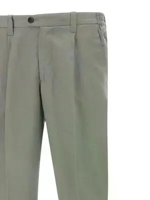 DEVORE INCIPIT Tailored Pleat-front Trousers - Grey