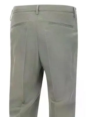 DEVORE INCIPIT Tailored Pleat-front Trousers - Grey