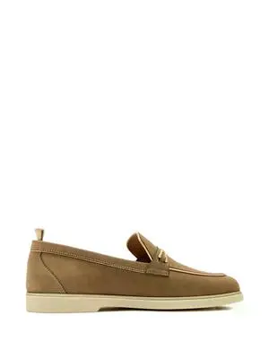 Magnanni Suede Loafers - Neutrals
