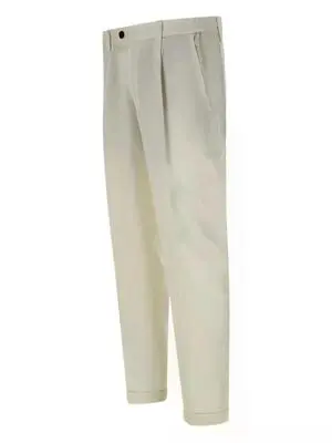 DEVORE INCIPIT Pleated Trousers - Neutrals