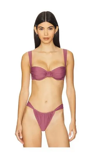BELLE ANNA Oracle Bikini Top - Plum