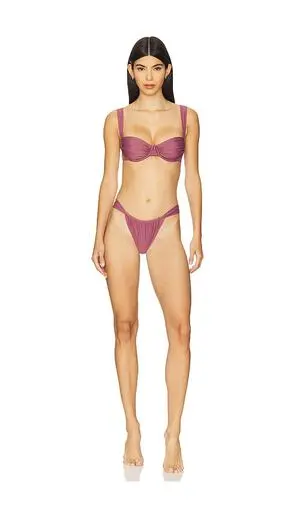BELLE ANNA Oracle Bikini Top - Plum
