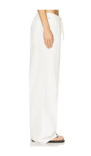 Citizens Of Humanity Aurora Pull-on Linen Blend Pants - Cream