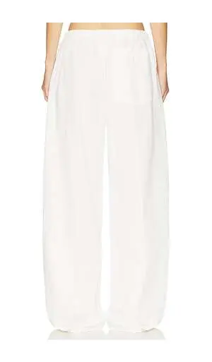 Citizens Of Humanity Aurora Pull-on Linen Blend Pants - Cream