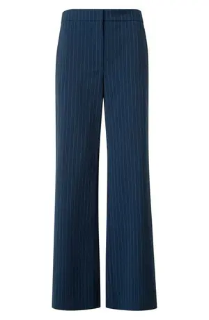 Akris Pinstriped Crop Pants