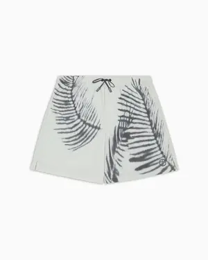 Giorgio Armani Printed Swim Trunks Patterned
