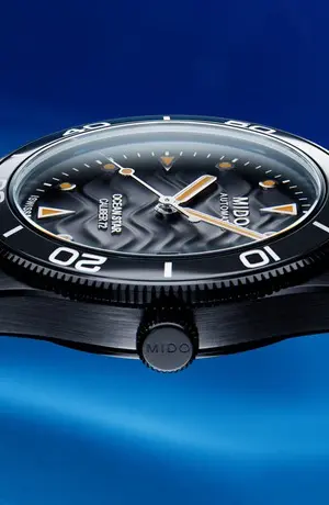 MIDO Ocean Star Automatic Rubber Strap Watch