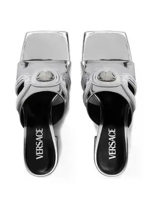 Versace Medusa '95 Metallic Sandals