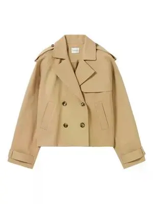 Claudie Pierlot Cropped Trench Jacket
