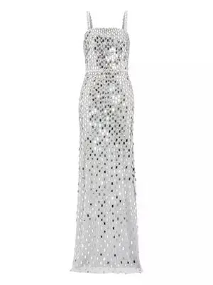 Jenny Packham Juliette Maxi Dress - Grey