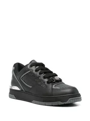 Versace Medusa Biggie Basket Low-top Sneakers - Black