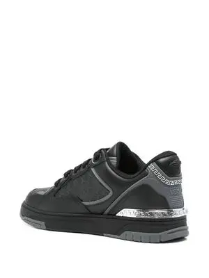 Versace Medusa Biggie Basket Low-top Sneakers - Black