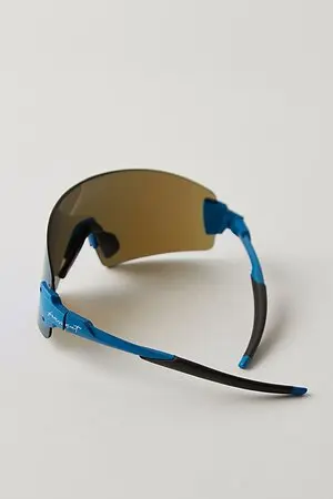 OPTIC NERVE Fixieblast Polarized Oversized Shield Sunglasses - Blue