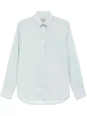 Canali Leaf-print Shirt