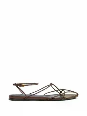 Khaite Loulou Sandals - Brown