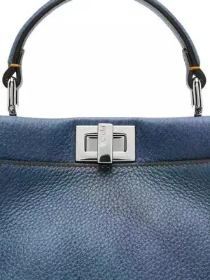 Fendi Mini Peekaboo Tote Bag - Blue