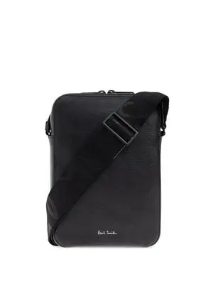 Paul Smith Messenger Bag With Logo Stamp - Black