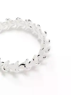 SHAUN LEANE Serpent Trace Band Ring - Silver