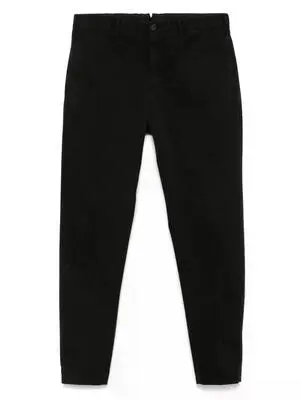 Incotex Pressed-crease Trousers - Black