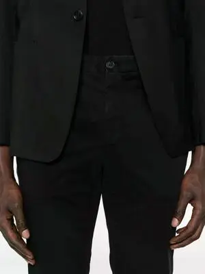 Incotex Pressed-crease Trousers - Black