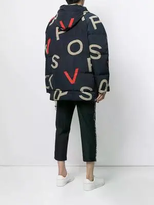 PORTS V Logo-print Oversized Padded Jacket