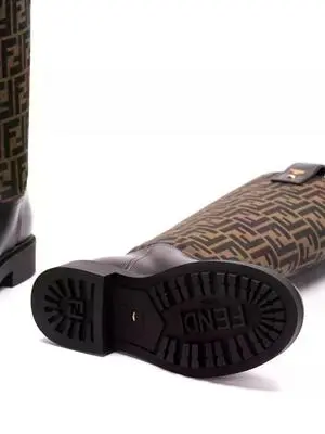 Fendi Filo Jacquard Boots