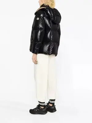 Moncler Parana Hooded Quilted Puffer Jacket - Black