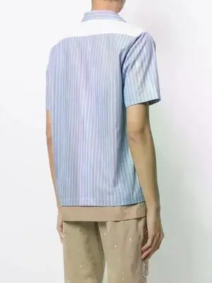 PORTS V Love Only Printed Panelled Shirt