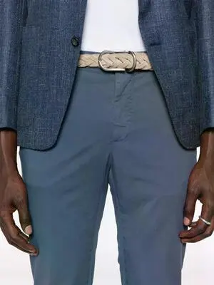 Incotex Tailored Stretch Cotton Trousers - Blue