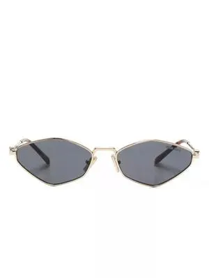 Miu Miu Miu Regard Sunglasses - Gold