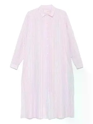 MC2 SAINT BARTH Striped Shirt Dress - Pink