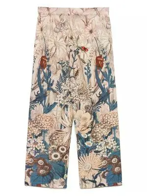 Biyan Printed Cotton Pants