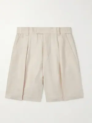 Box Pleat Shorts For Men