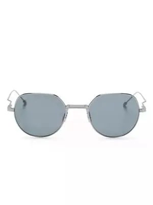 Thom Browne Round-frame Sunglasses - Silver