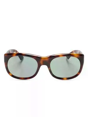 Saint Laurent Tortoiseshell-effect Sunglasses - Brown