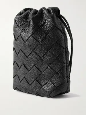 Bottega Veneta Intrecciato Full-grain Leather Pouch