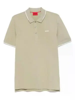 Hugo Logo-embroidered Polo Shirt
